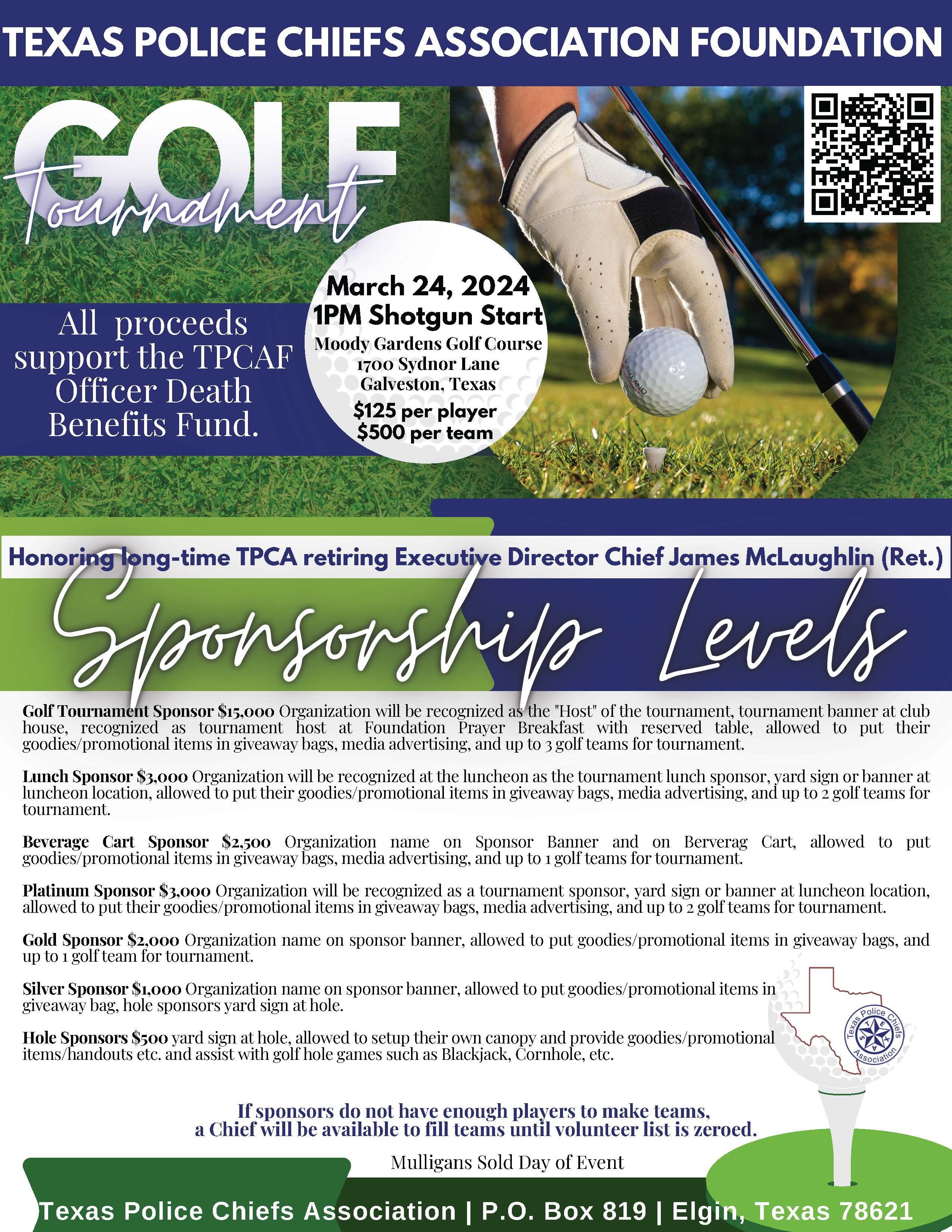 Upcoming Local Tournaments - Moody Gardens Golf Course